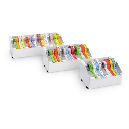 Metal Medication Label Tape Dispenser Holds 8 Rolls — Grayline Medical