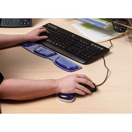 Microban Wrist Rest and Mouse Palm Support Microban Gliding Mouse Palm ...