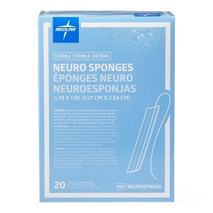 Medline X-Ray Detectable Neuro Sponge Patties - X-Ray Detectable Steri ...