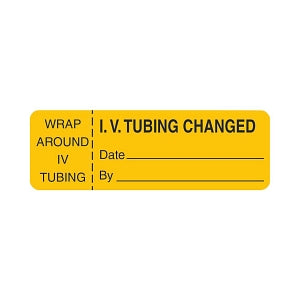 Centurion Centurion Nursing IV Tubing Labels - White 1" x 3" Wraparoun ...