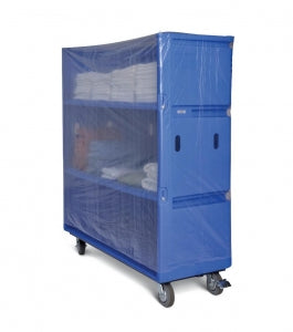 Medline Clear Laundry Cart Liners - 3.0 Mil Clear Cart Liner, 42" x 24 ...