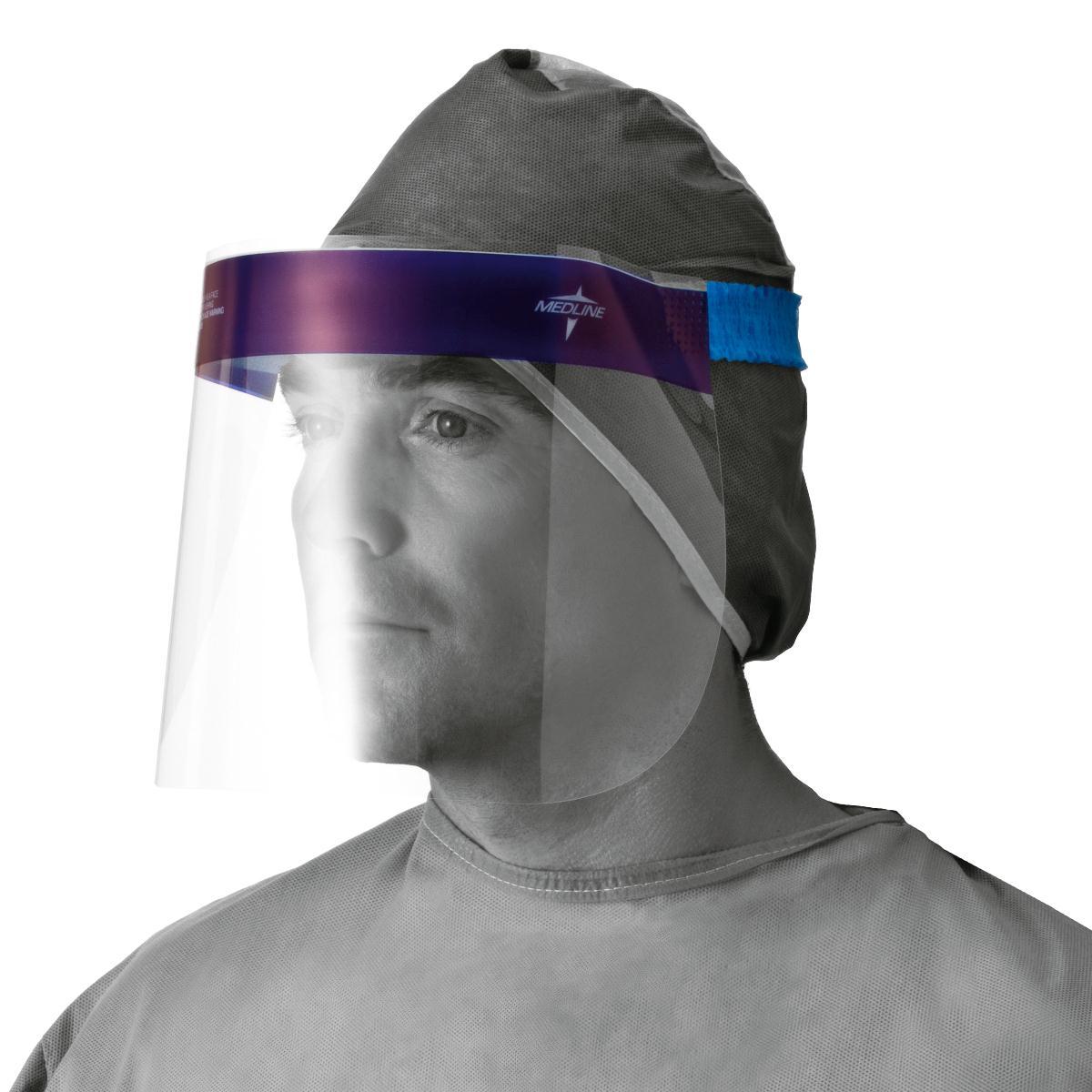 Medline NONFS300 - Full Length Face Shields — Grayline Medical