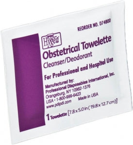 PDI, Inc. Hygea Obstetrical Towelettes - Perineal Obstetrical Towelett ...