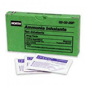 North Safety Ammonia Inhalant Swabs - AMMONIA, INHALANT, AMPULES - 020 — Grayline Medical