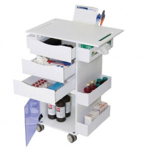 Newmatic Medical Deluxe MRI Lab Cart - Deluxe MRI Lab Cart, 23" X 23 ...