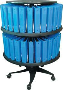 Omnimed Double Tier Floor Chart Carousels - RACK, CAROUSEL, OMNICART ...