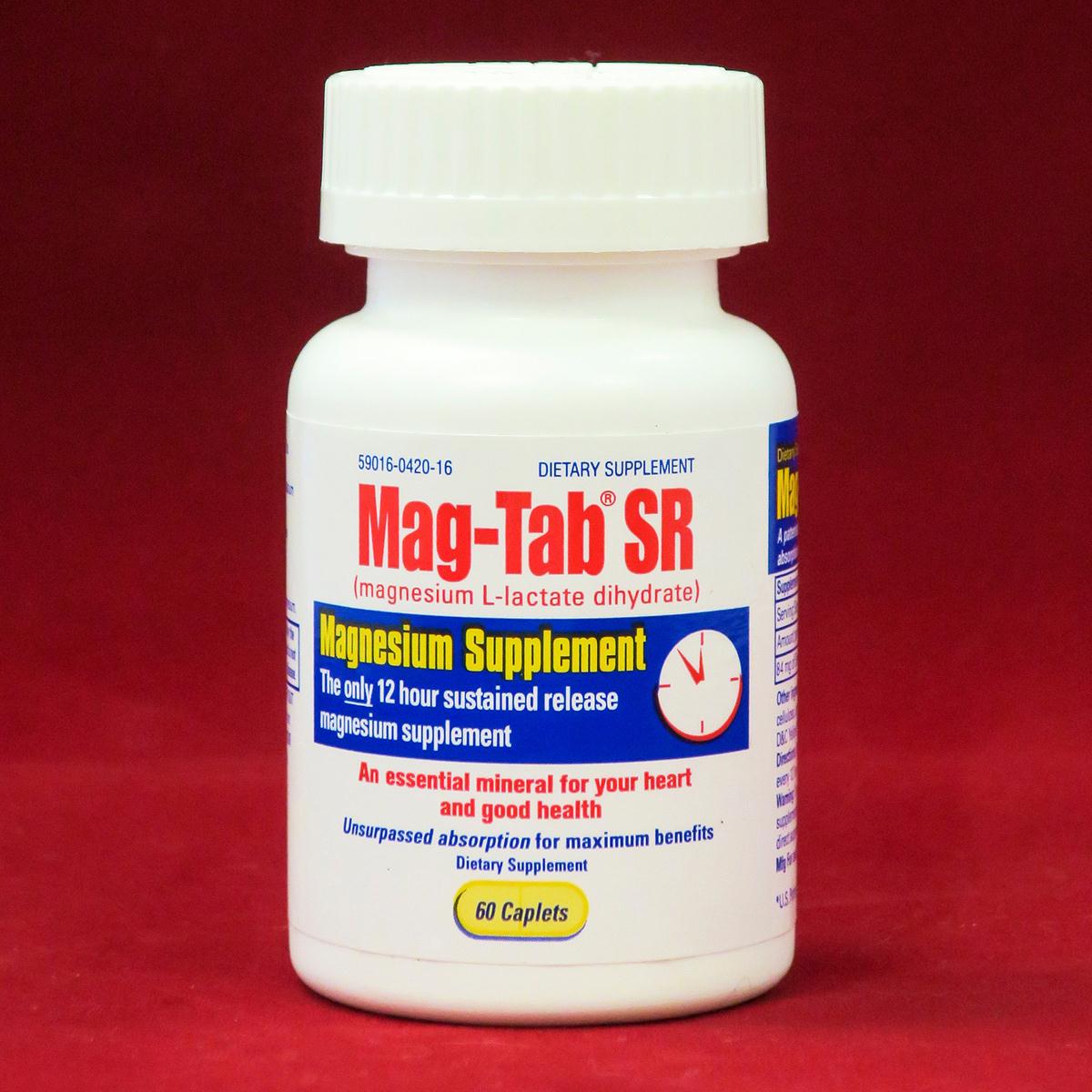 Mag-Tab SR Magnesium Supplement by Niche Pharmaceuticals — Grayline Medical