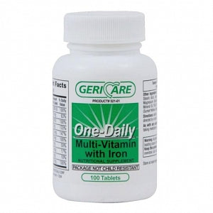 Geri-Care Pharmaceuticals Multivitamin Tablets with Iron - Multivitami ...