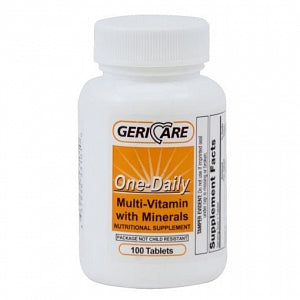 Geri-Care Pharmaceuticals Multivitamin Tablets with Minerals - Multivi — Grayline Medical