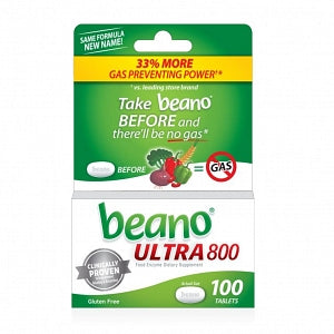 Medtech Beano Tablets - Beano Tablets, 100/Bottle - 6300 — Grayline Medical
