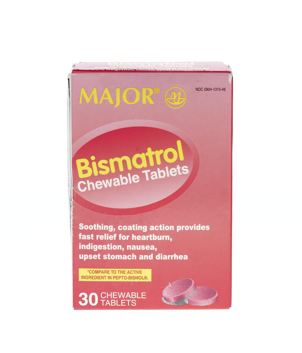 Bismatrol Chew Tabs — Grayline Medical