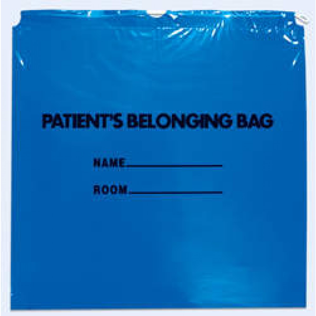 Patient Belongings Bag Drawstring Blue Plastic 20" X 23" X 4" - 250 Pe ...