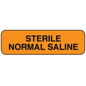 PDC Healthcare Permanent Paper Communication Labels - "Sterile Normal ...