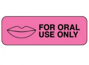 PDC Healthcare FormalinPermanent Warning Label - "For Oral Use Only" L ...