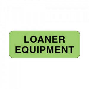 Timemed Labeling Loaner Equipment Label - Loaner Equipment Label, 2-1 ...