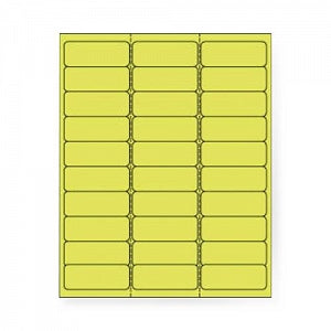 PDC Healthcare Chart Labels - Laser Chart Label, 2-5/8" x 1", Fluoresc ...