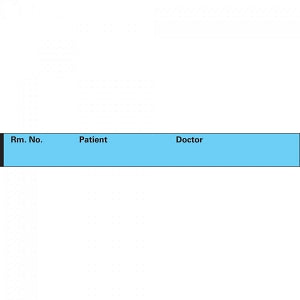 PDC Binder / Chart Removable Tape - Blank Label, Wide Track, Blue - NP ...