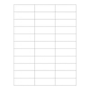 PDC Healthcare Chart Labels - White Medical Label, 32" x 1" - WBW77 ...