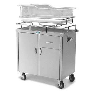 Pedigo Bassinet - Stainless Steel Bassinet with 1 Drawer / Cabinet - P ...