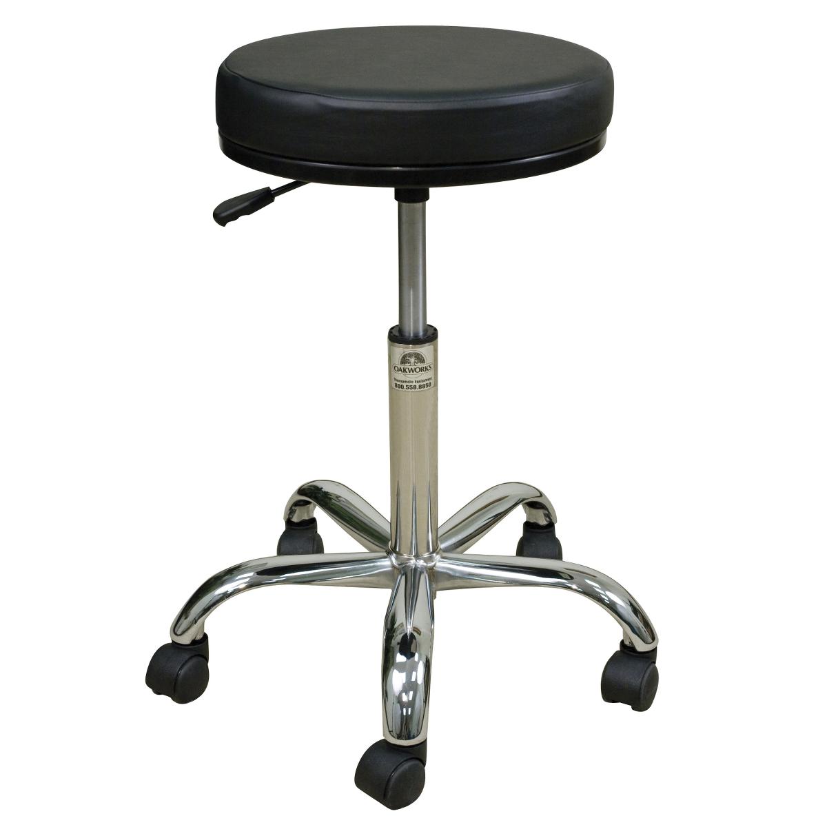 Oakworks Low-Height Professional Stool - STOOL, CHM BASE, PNEUMATIC, 1 ...