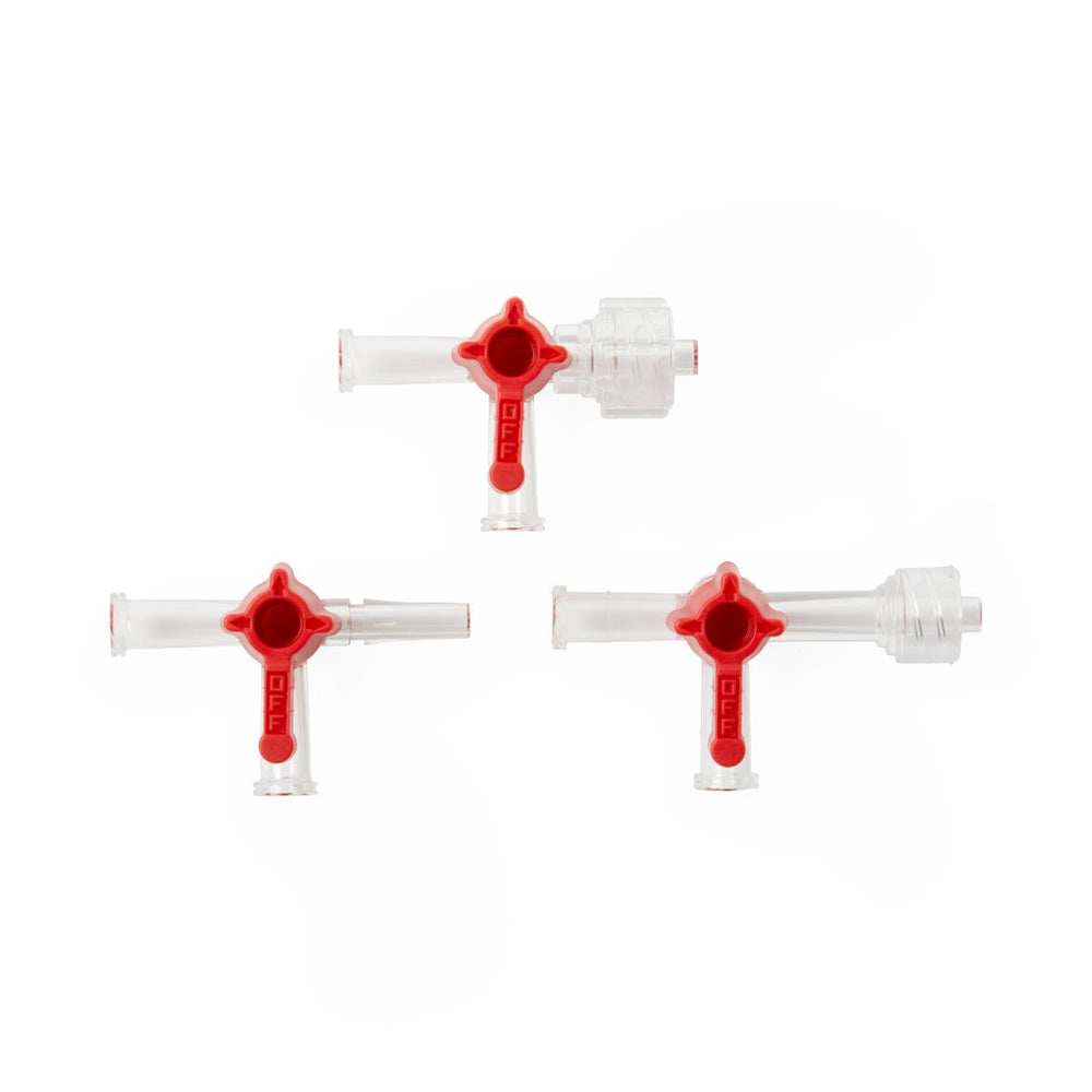 Namic 4-Way Stopcocks - 4-Way Stopcock with OFF Handle, Low Pressure ...