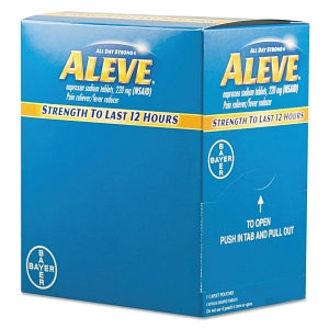 Bayer Aleve Pain Reliever Tablets - Aleve Pain Reliever / Fever Reduce ...