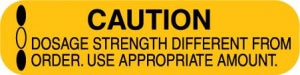 Centurion Centurion Pharmacy Auxiliary Labels - Medium Orange Caution ...