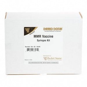 Pocketnurse Demo Dose MMR Vaccine Syringes Repackaging Kits - Demo Dos ...