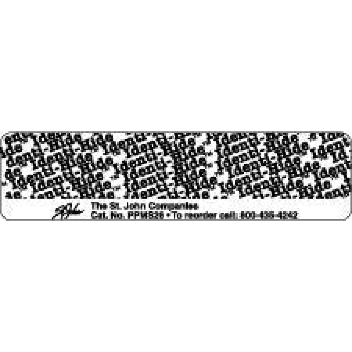 Identi-Hide Label Covers Patient Information Paper Permanent 3" Core 4 ...