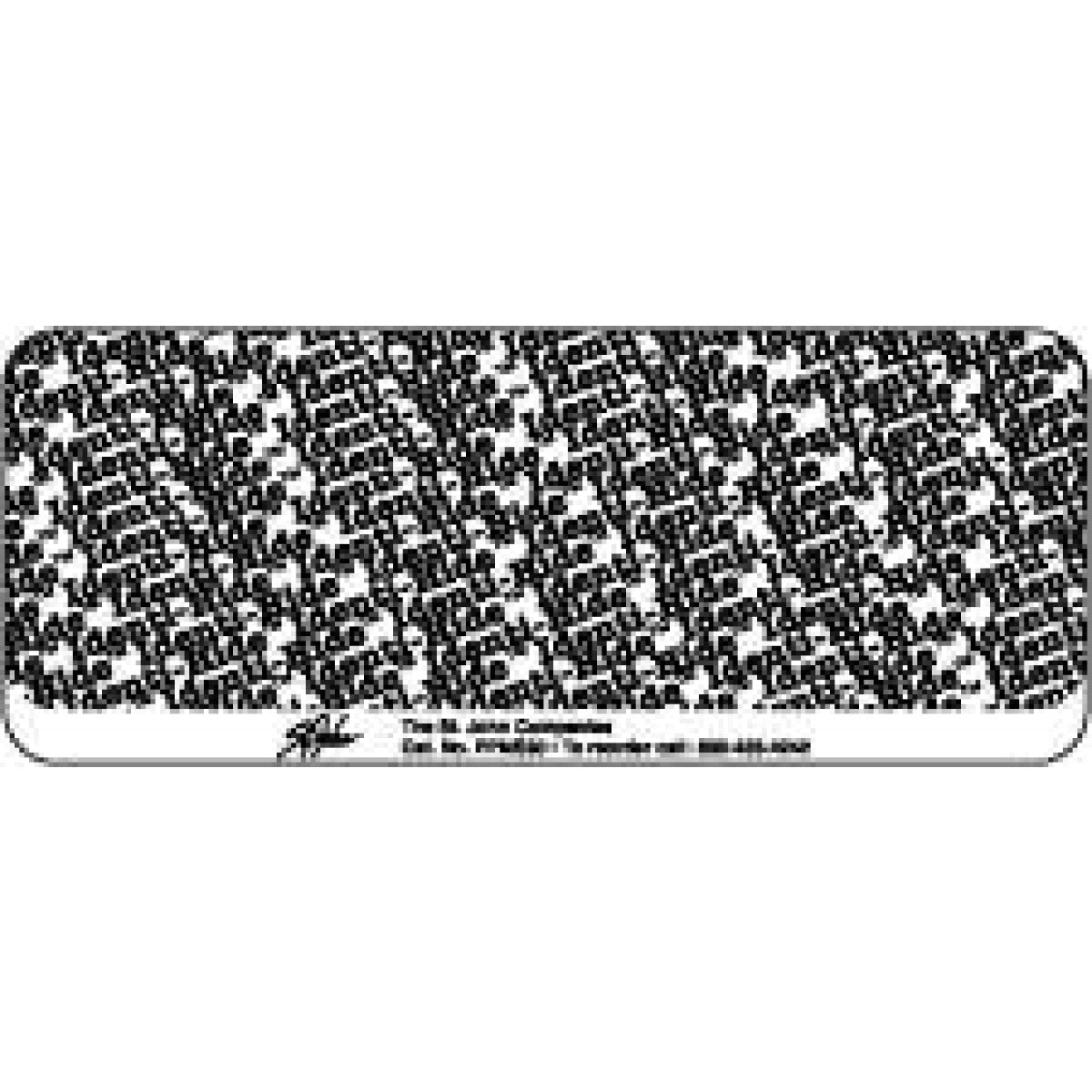 Identi-Hide Label Covers Patient Information Paper Permanent 3" Core 5 ...