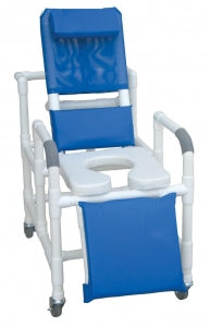 MJM PVC Reclining Shower Chairs - Reclining Shower Chair, Soft Seat, R ...