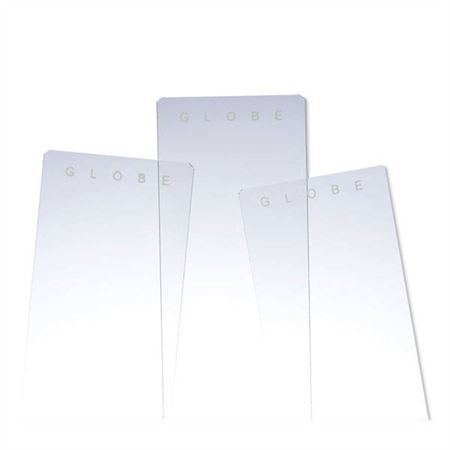 Plain White Glass Slides Clipped Corners and Beveled Edges — Grayline ...