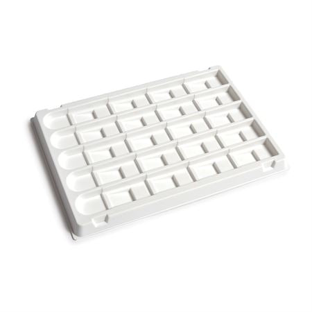 Polystyrene Microscope Slide Tray — Grayline Medical