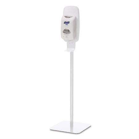 Purell Floor Stand Station - 16"W x 16"D x 57"H Stainless Steel ...