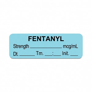 United Ad Label Co. Drug Tape / Labels - Fentanyl Label, Strength (mcg ...