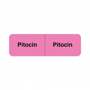 United Ad Label Co. Drug Tape / Labels - Pitocin IV Line Identificatio ...