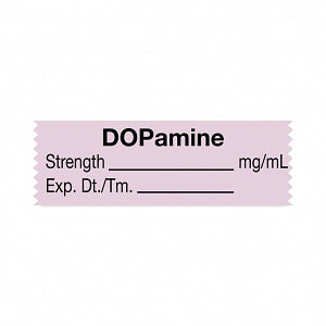 United Ad Label Co. Drug Tape / Labels - DOPamine Label Tape, Strength ...
