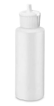 Uline Natural Cylinder Bottles - Natural Cylinder Bottle with Flip Top ...