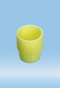 Sarstedt 13mm Push Cap - CAP, PUSH, FOR 13MM TUBE, PE, YELLOW - 65.806 ...