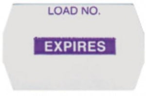 SPS Medical Load Recordkeeping Labels - Paper "Expires" Label, Purple ...