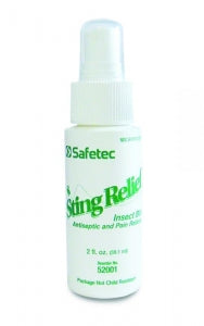 Safetec of America Sting Relief Spray - Sting Relief Spray, 2 oz. - 52 ...
