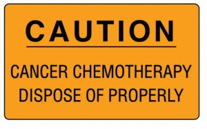 Shamrock Scientific Chemotherapy Drug Disposal Labels - LABEL, CAUTION ...