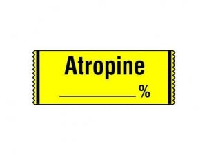 Shamrock Scientific Drug Labels in Traditional Colors - Atropine Anest ...