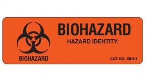 Shamrock Scientific Biohazard Warning Identification Labels - OSHA Bio ...