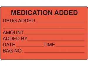 Shamrock Scientific Medication Added Identification Labels - Medicatio ...