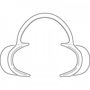 Sklar Clear Plastic Cheek Retractors - Adult Cheek Retractor, Nonsteri ...