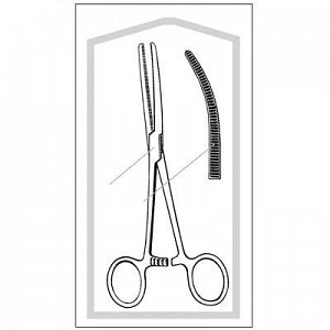 Sklar Econo Sterile Rochester-Pean Forceps - Rochester-Pean Curved For ...