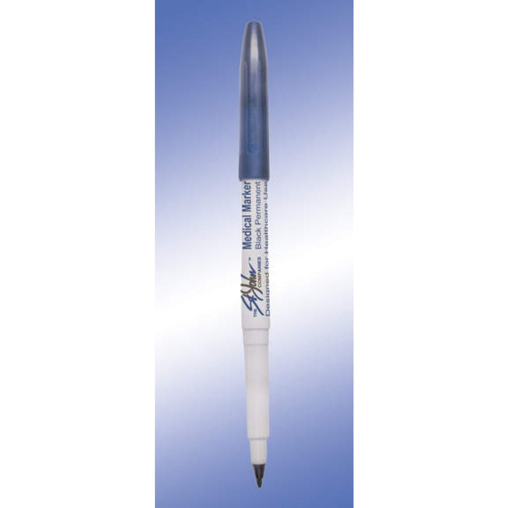 Sterile Marker Fine Tip Pen Black - 25 Per Box — Grayline Medical