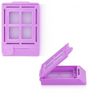 StatLab BioMesh Hinged-Lid Cassettes - HistoScreen Biopsy Cassette wit ...