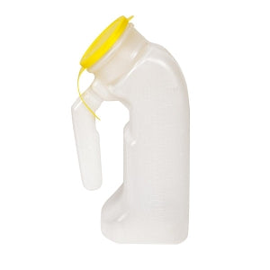 Uniflex Male Urinals - URINAL, MALE, W/COVER, CLEAR, HANDLE, 1000CC ...